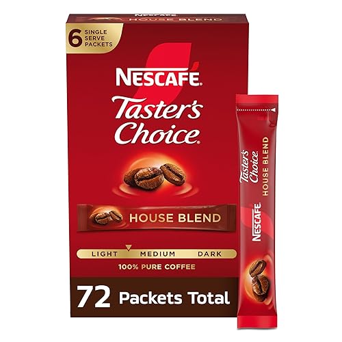 NESCAFÉ Taster's Choice, Instant Coffee Packets, Light Medium Roast ...