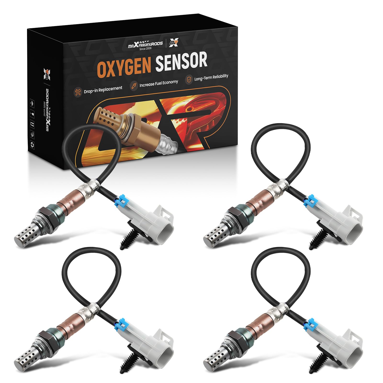 maXpeedingrods 4Pcs Oxygen O2 Sensor 234-4668 Air Fuel Ratio for Chevy ...
