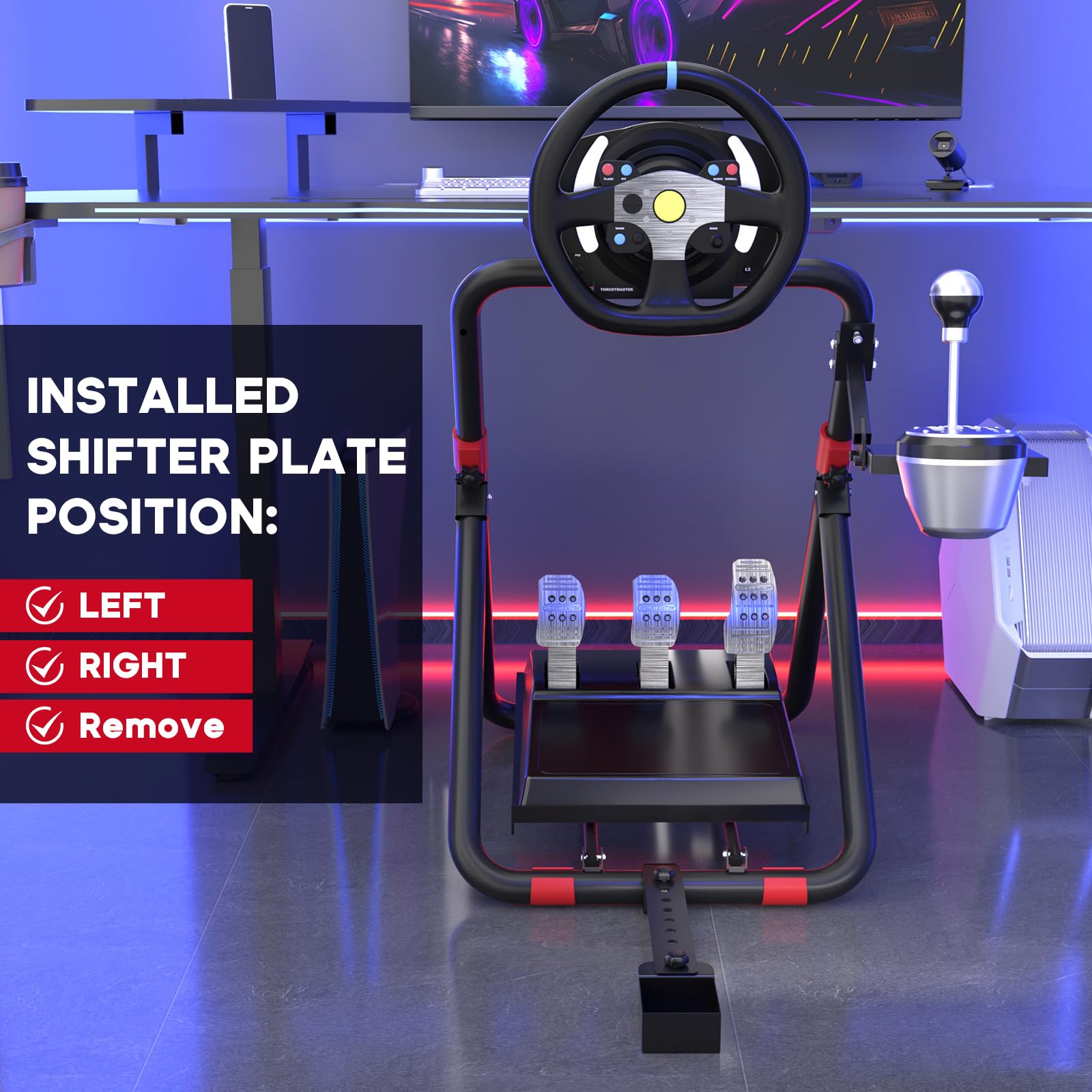 Mua Sungale Racing Wheel Stand Foldable Steering Wheel Stand with ...