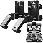 Amazon.com: Visiofire 45 Degree Offset Iron Sights| Flip Up Fiber Optic ...