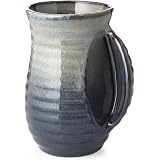Amazon.com: Hand Warmer Mug, Handmade Pottery Ceramic and Hand Painted ...