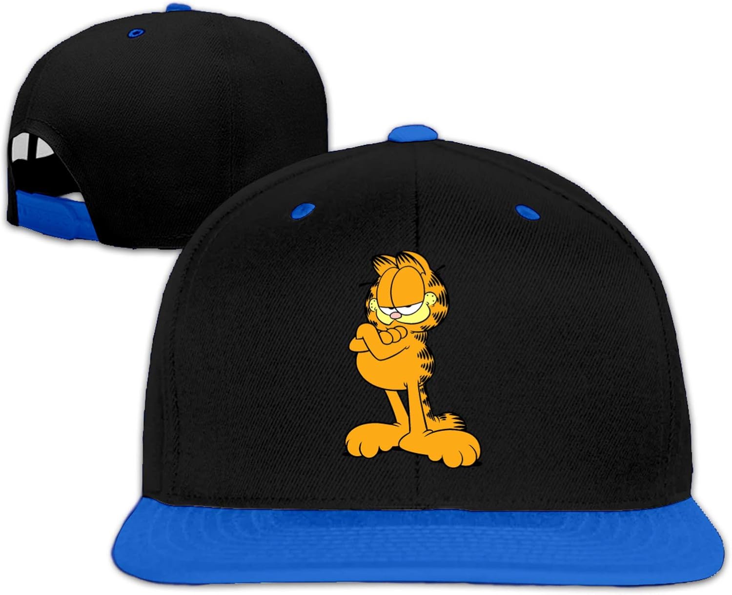 Unisex Garfield The Cat Hip-Hop Adjustable Sports Baseball Hat Blue ...