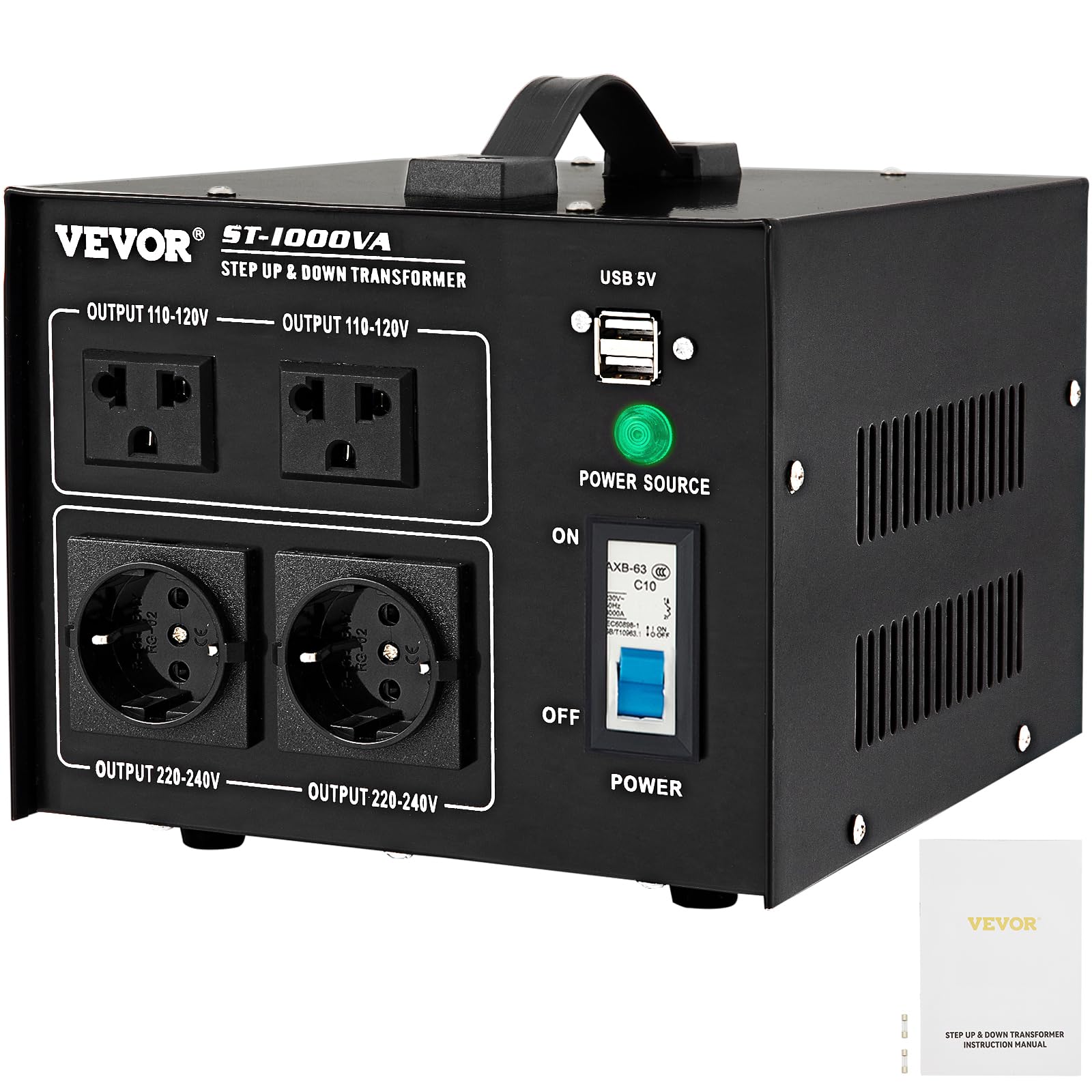 Mua VEVOR Voltage Converter Transformer,1000W Heavy Duty Step Up/Down ...