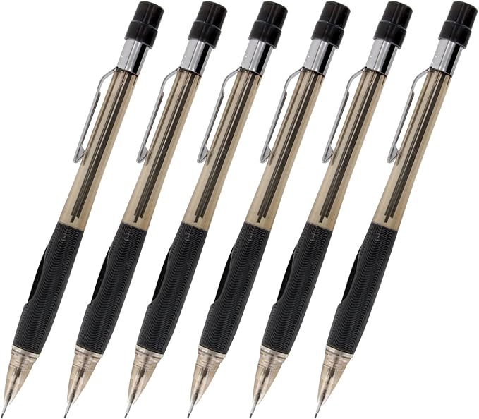 Pentel Quicker Clicker Automatic Mechanical Pencil, 0.7mm, Pack of 6 ...