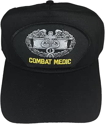 U.S. Army Combat Medic W/Combat Medic Badge CMB HAT - Black - Veteran ...