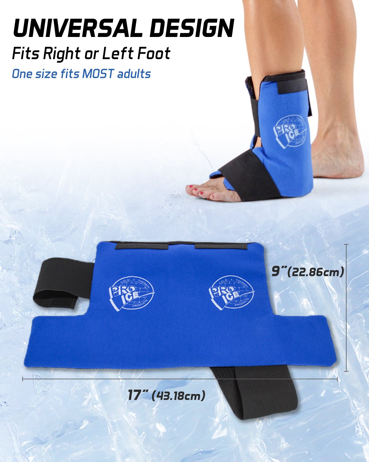 Mua Pro Ice Ankle & Foot Ice Therapy Wrap - Ankle Ice Pack Wrap for ...