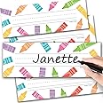 Amazon.com: Desk Name Tags for Classroom -25 Student Name Plates for ...