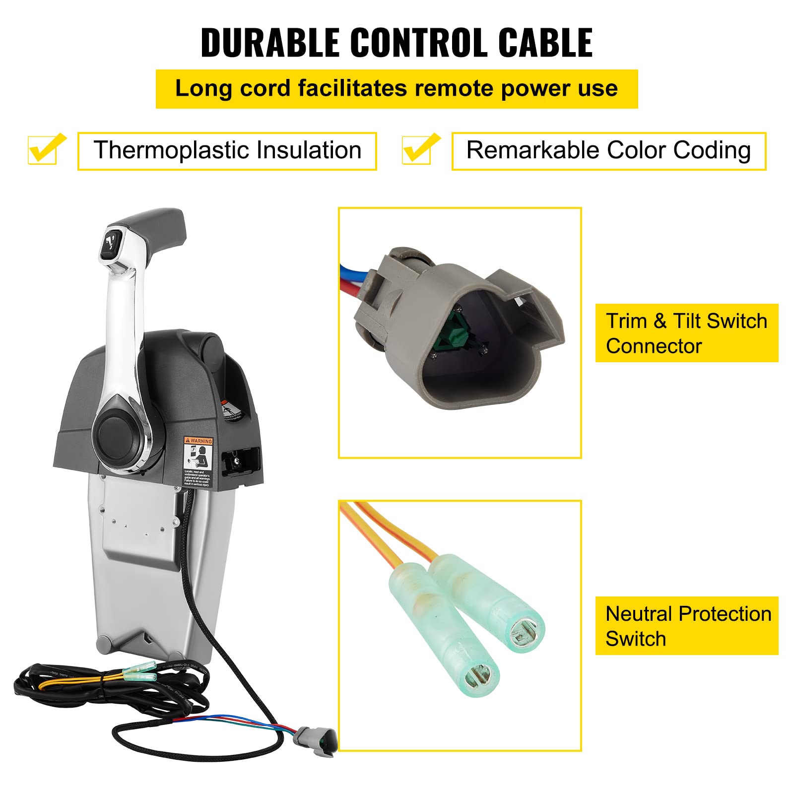 Mua Vevor Boat Throttle Control 5006180 Evinrude Johnson Side Mounted ...