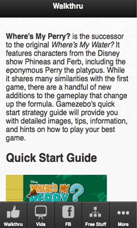 Wheres My Perry Cheats, Tips, Hints & Walkthrough!:Amazon.co.uk ...