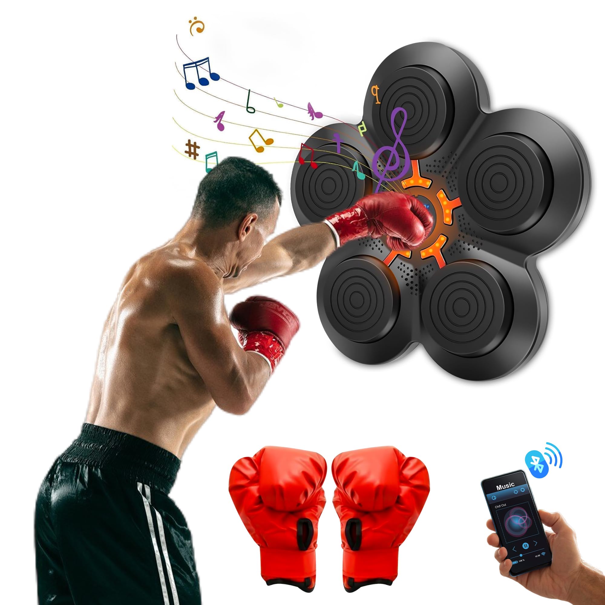 RedRoko Musical Boxing Machine, Smart Music Boxing Machine with ...