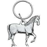 DANFORTH – Purple Pansy Keychain – Handcrafted Pewter Flower Keychain ...