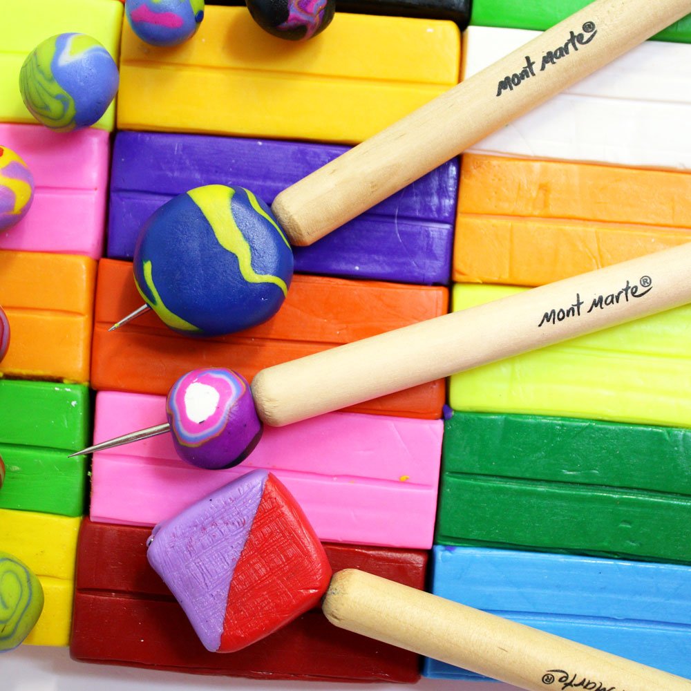 Mont Marte Clay Tool Set, 11 Piece. Selection Of Clay Tools To Create ...