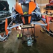 Amazon.com: Black Ice Snowmobile Jack Body Lift with Dolly Wheels and ...