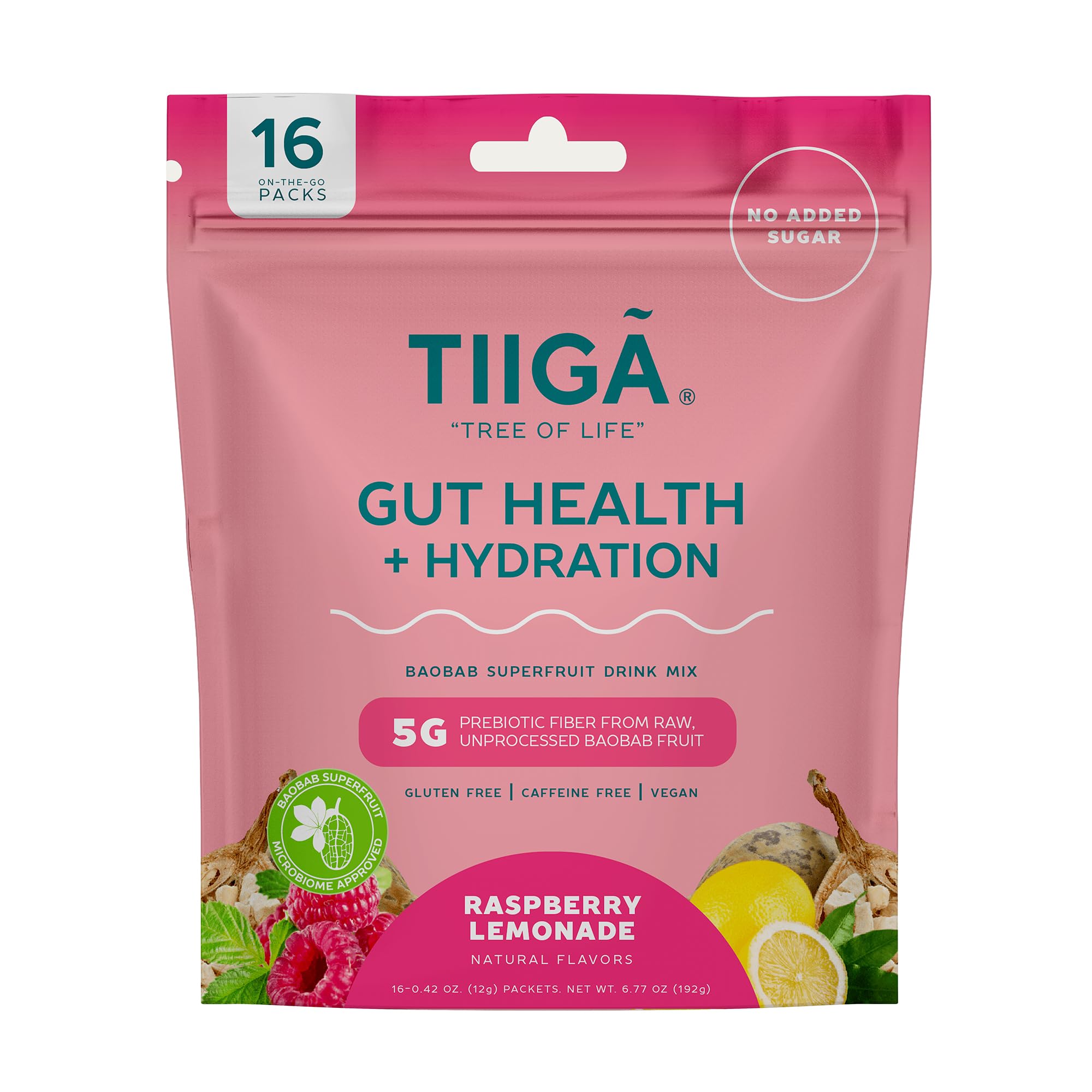 Tiiga 2-in-1 Gut Health + Hydration Drink Mix – Natural Debloat Formula ...
