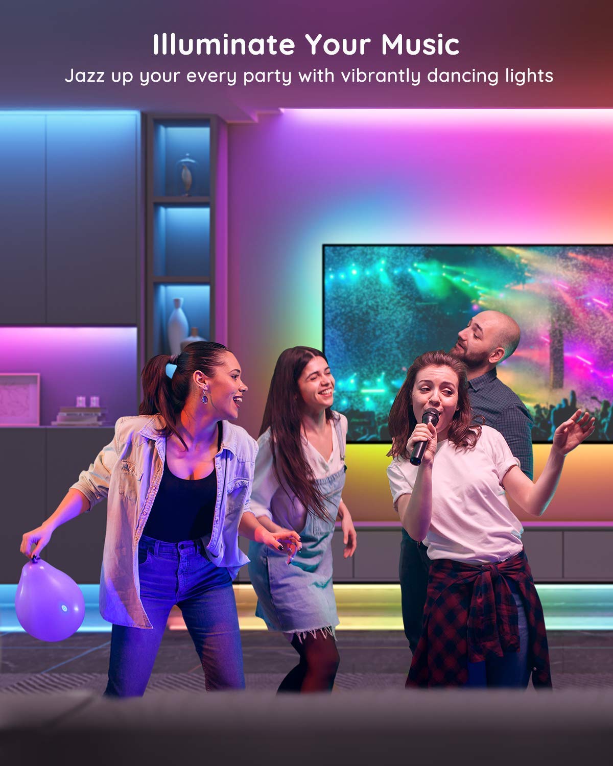 Mua Govee RGBIC LED Strip Lights, 32.8FT Bluetooth Segmented DIY ...