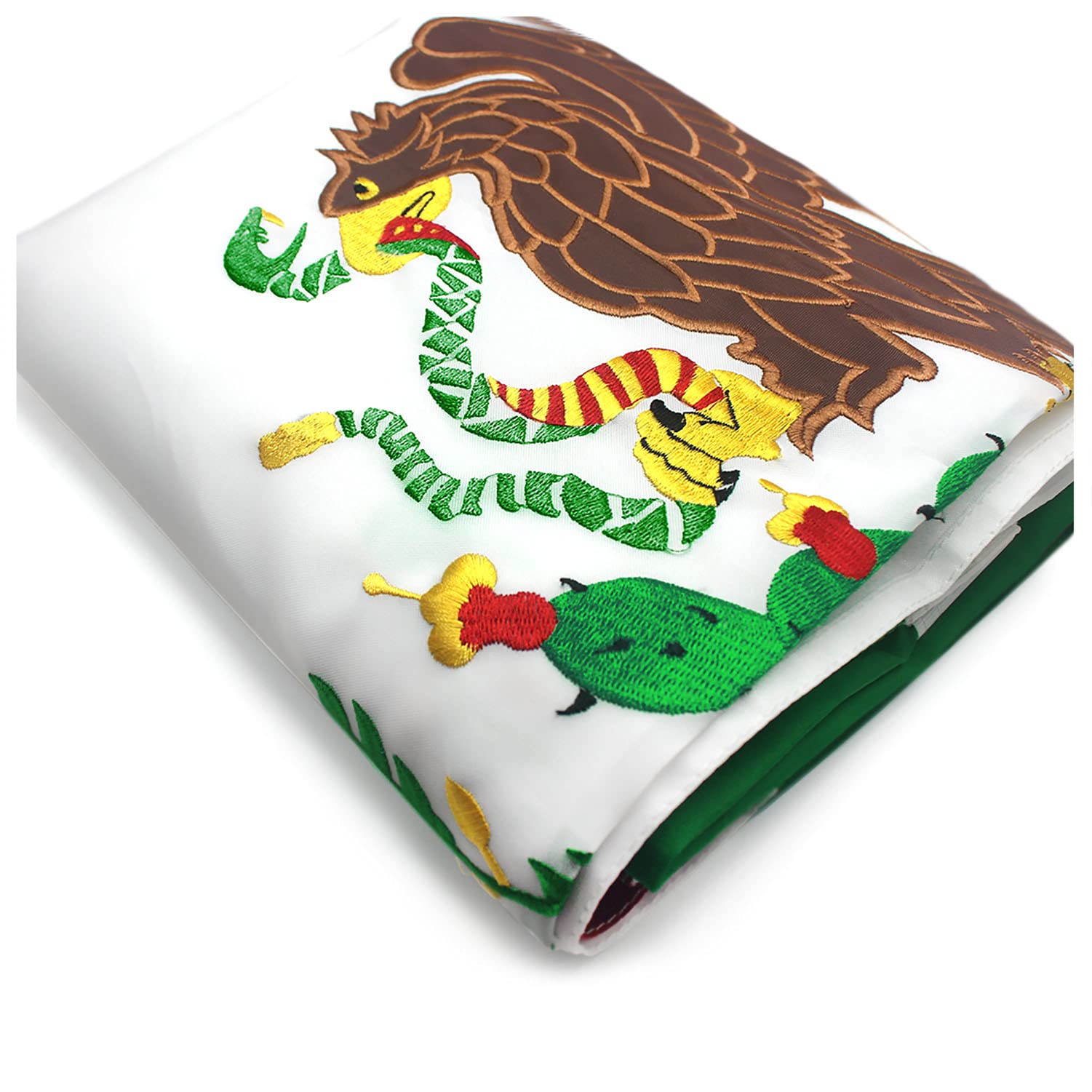 VSVO Mexico (Mexican) Flag | 3x5 feet | Double Sided Embroidered 300D ...