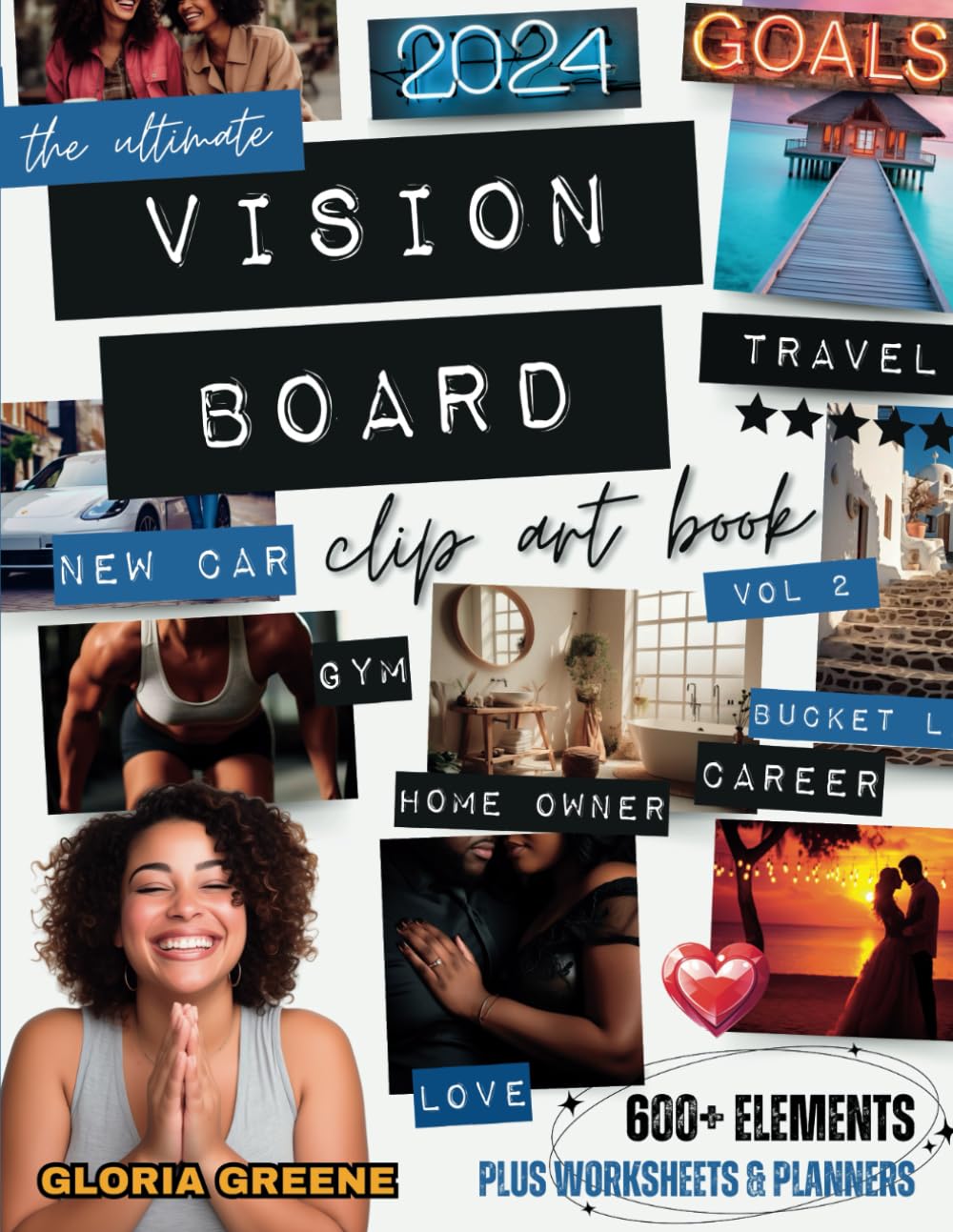 Mua The Ultimate Vision Board Clip Art Book Vol 2: Manifest Your ...