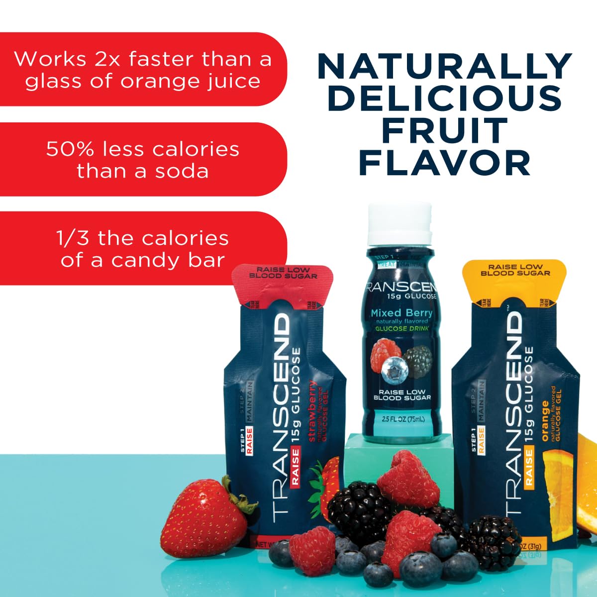 Mua Transcend Fast Acting Glucose Variety Pack - Assorted Flavors - FSA ...