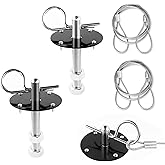 Amazon.com: Hood Pins Kit for Car - Stainless Steel Hood Pin Lock Clip ...