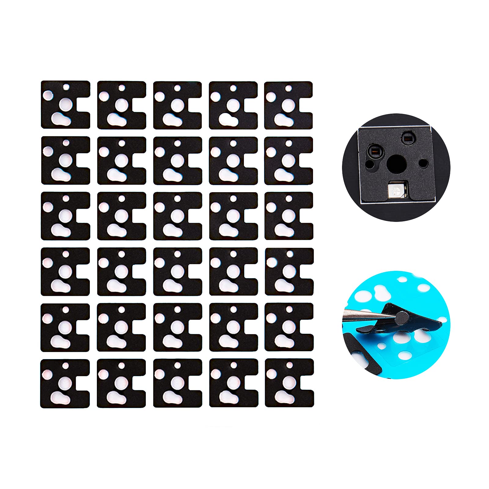 Mua Terukir Wunzkii Mechanical Keyboard Switch Pads 120 Pcs Hot ...