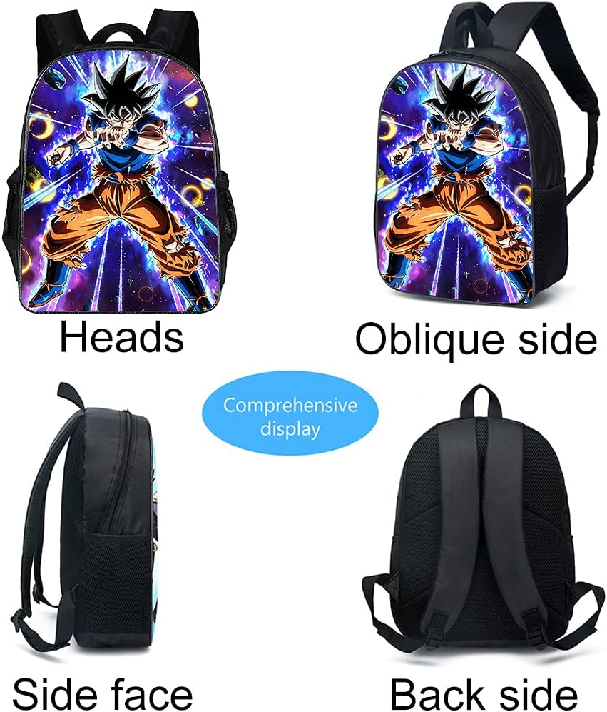 Dragon Ball Backpacks Kids School Backpack Goku School Bag Dragon Ball ...