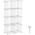 Amazon.com: C&AHOME Wire Cube Storage, 8-Cube Organizer Metal C Grids ...