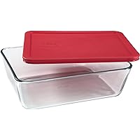 Amazon.com: PYREX Containers Simply Store 6-cup Rectangular Glass Food ...
