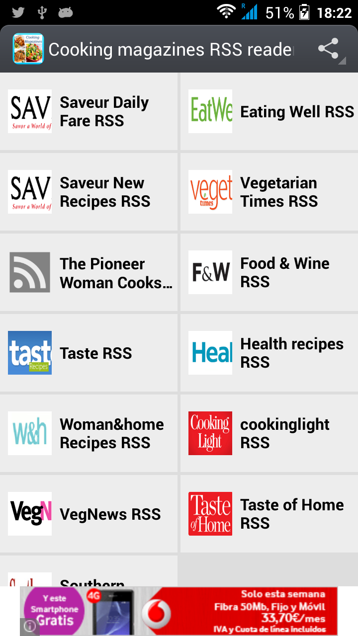 Cooking Magazines rss reader:Amazon.com:Appstore for Android