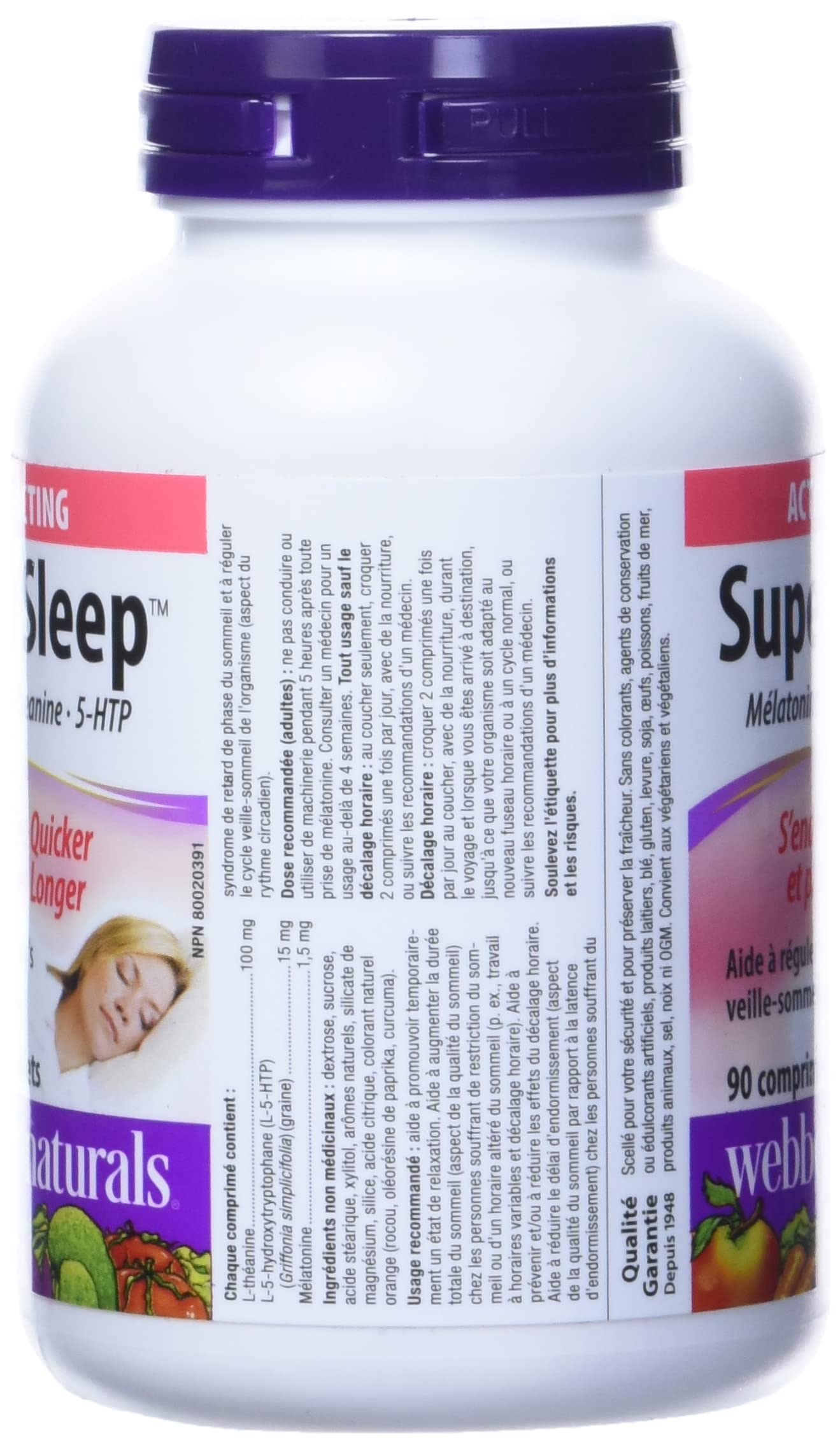 Mua Super Sleep Melatonin Plus L-Theanine & 5-HTP, 90 soft-melt tablets ...