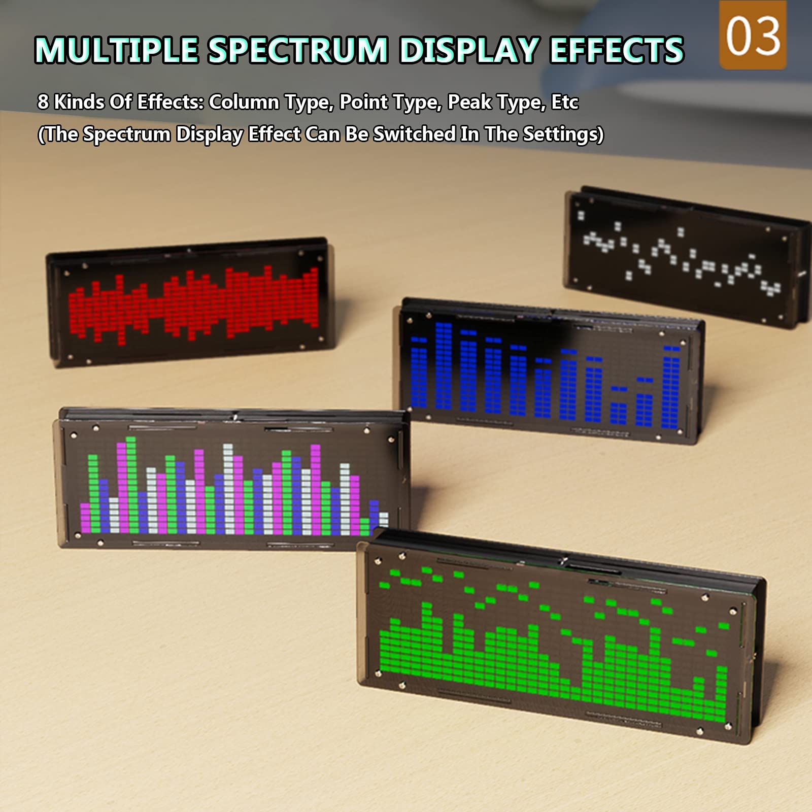 Mua Music Spectrum Analyzer, Music Spectrum LED Display 8 Spectrum ...