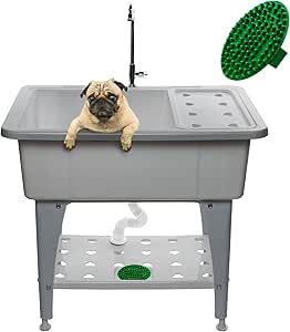Amazon.com : Dog Bath - Dog Bathing Station, Pet Bathing Station Table ...
