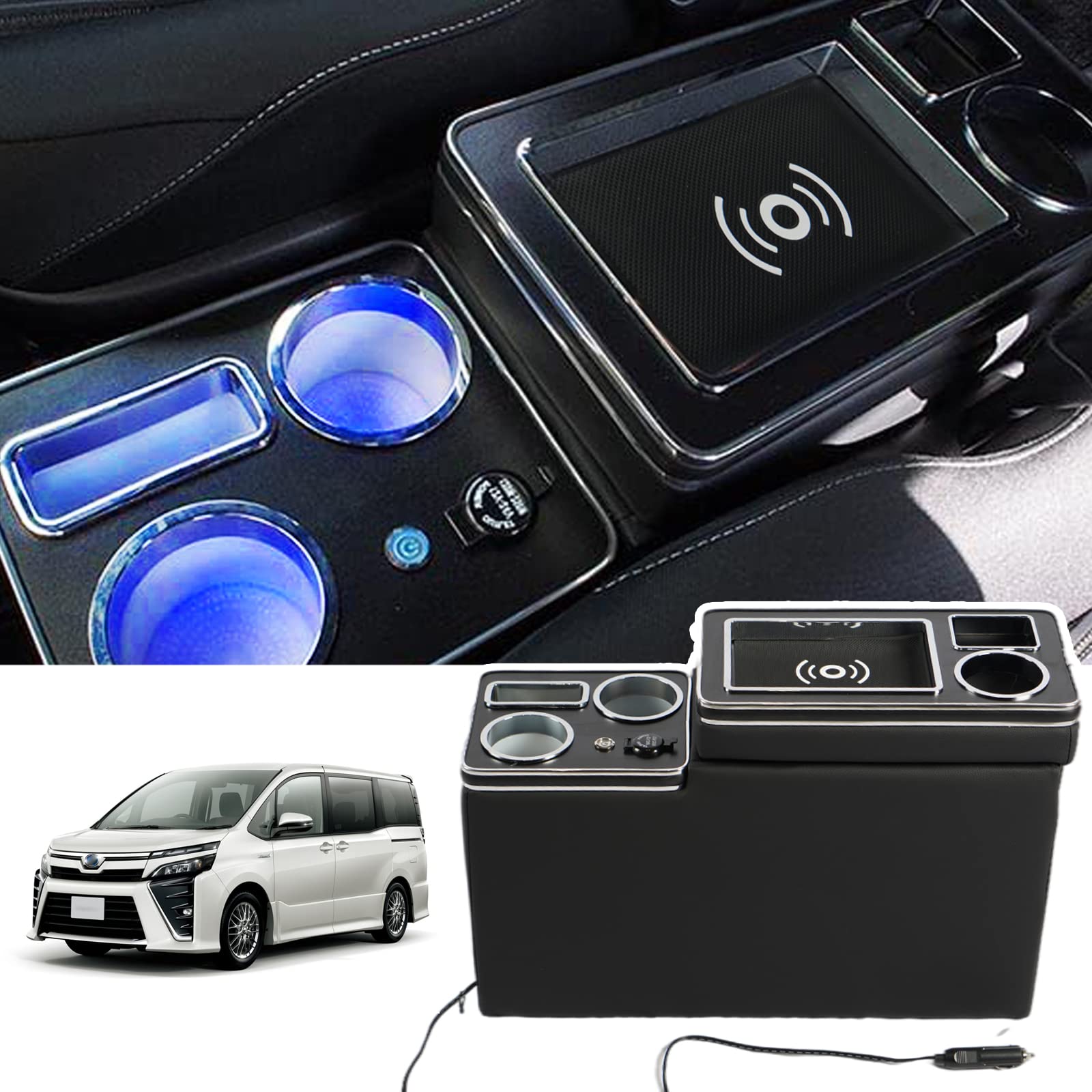 Mua YESHMA Wireless Charging Console Box for Cars, VOXY NOAH 80 Series ...