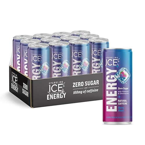 Sparkling Ice Energy Berry Blast 12Pk. Energy Drinks with Vitamins ...