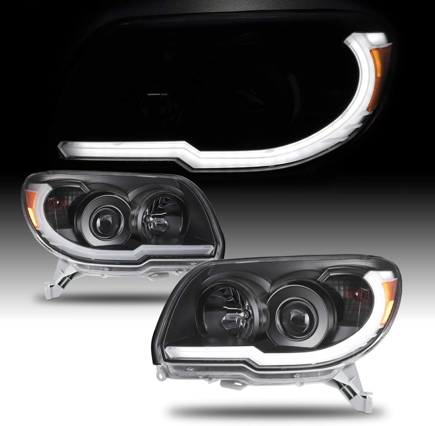 Amazon.com: For 2006 2007 2008 2009 Toyota 4Runner LED DRL Projector ...