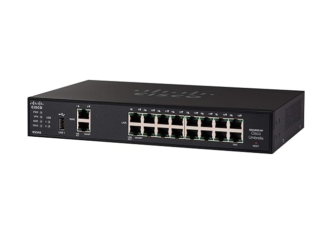 Amazon.in: Buy Cisco RV345 VPN Router | 16 Gigabit Ethernet (GbE) Ports ...