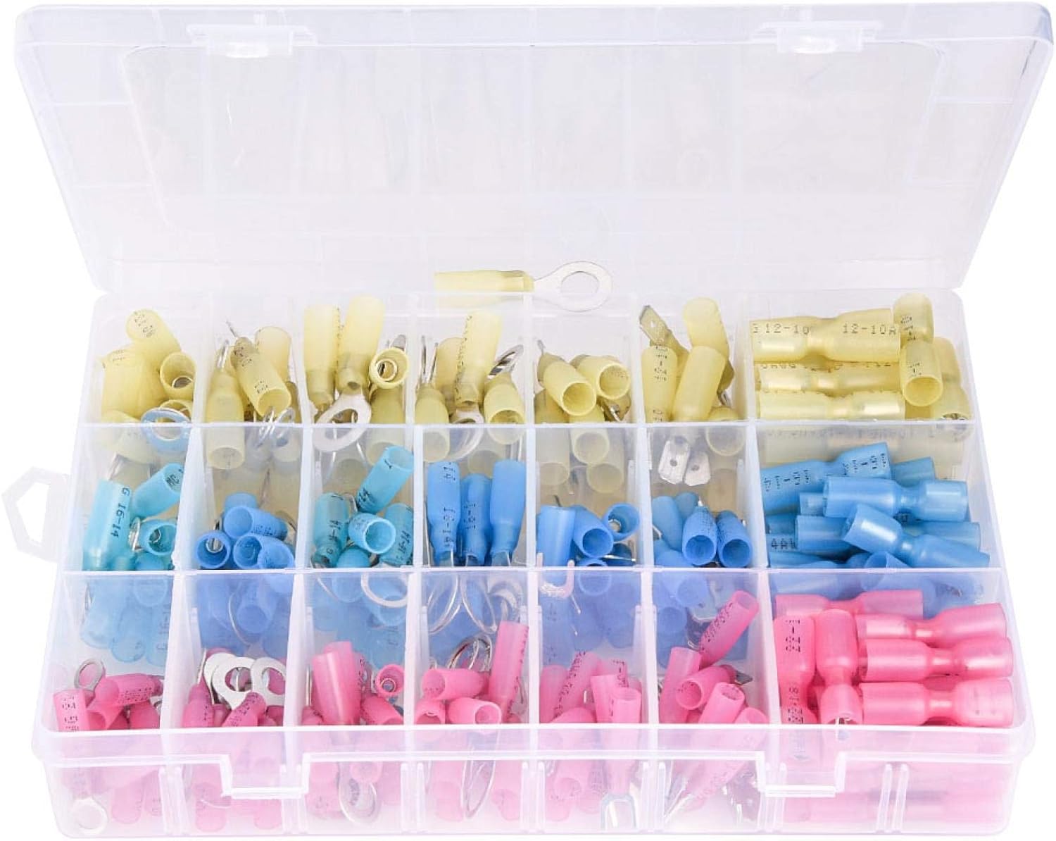 Heat Shrinkable Cable Connectors 240PCS Waterproof Thermal Insulating ...