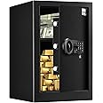 Tenamic Safe Box 2.2 Cuft Fireproof Waterproof Home Safe, Keypad Large ...