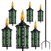 Amazon.com : FAN-Torches 24 Oz Home Garden Torch Set of 6, Outdoor ...