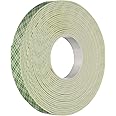 Amazon.com: 3M 4026 Natural Polyurethane Double Coated Foam Tape, 1" width x 5yd length (1 roll ...