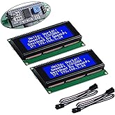 Amazon.com: GeeekPi IIC I2C TWI Serial LCD 2004 20x4 Display Module ...