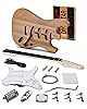 Fesley DIY Electric Guitar Kit with Mahogany Body/Maple Neck,6 Strings ...