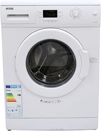 Altus 7 Kg, 1000 RPM, 16 Programs Front Load Washing Machine, White ...