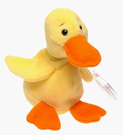 Quackers the Duck - TY Beanie Baby: Amazon.co.uk: Toys & Games