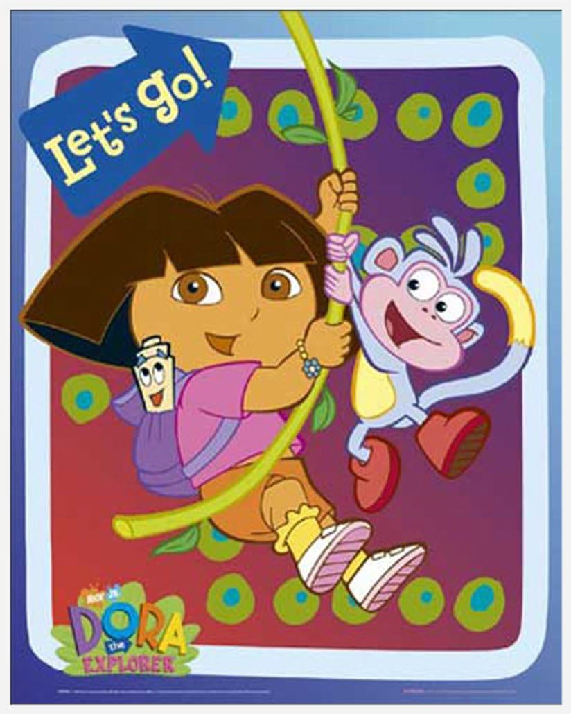 Dora The Explorer - Let´s Go - Mini Poster Zeichentrick Dora The ...