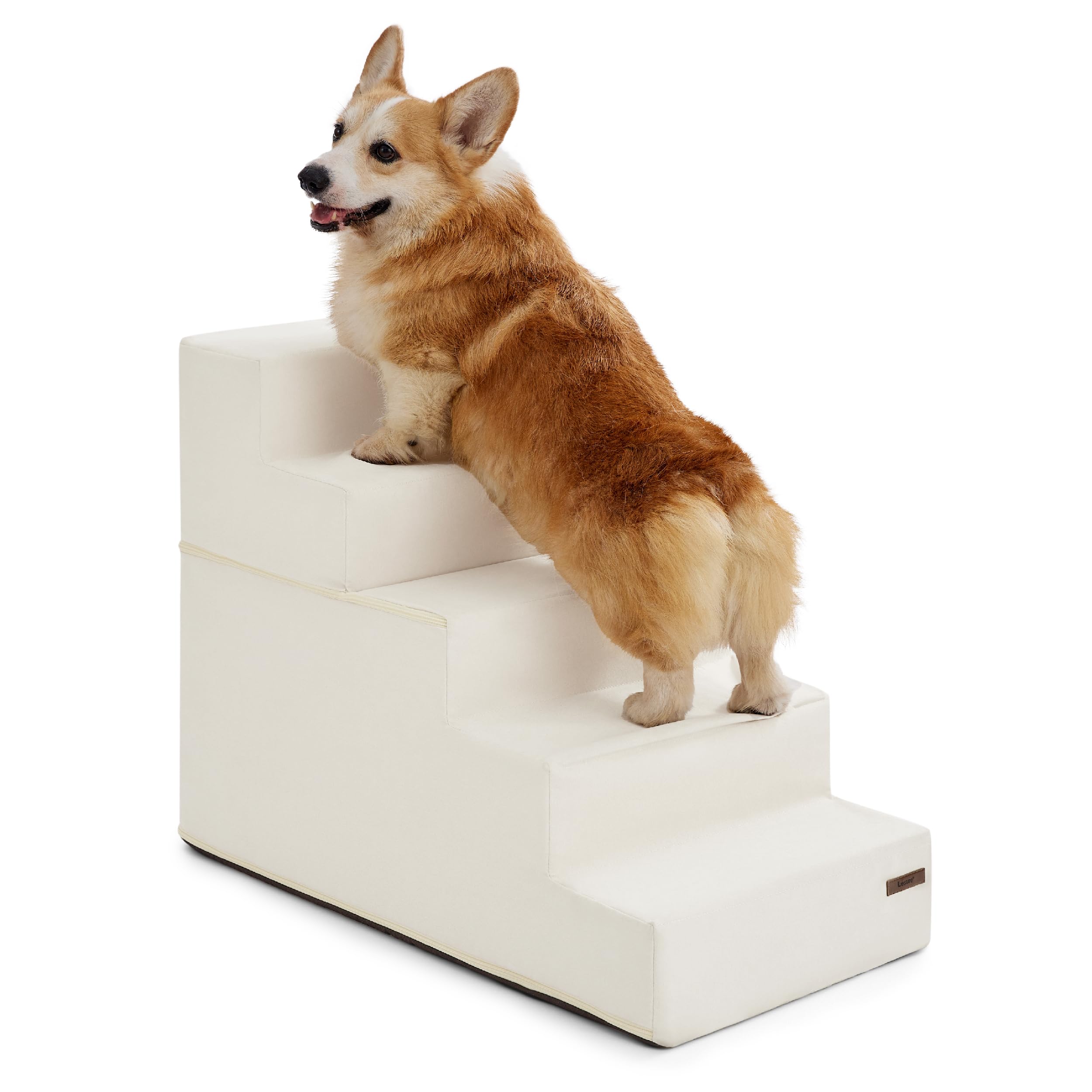Lesure Dog Stairs for Small Dogs - Pet Stairs for Beds and Couch ...