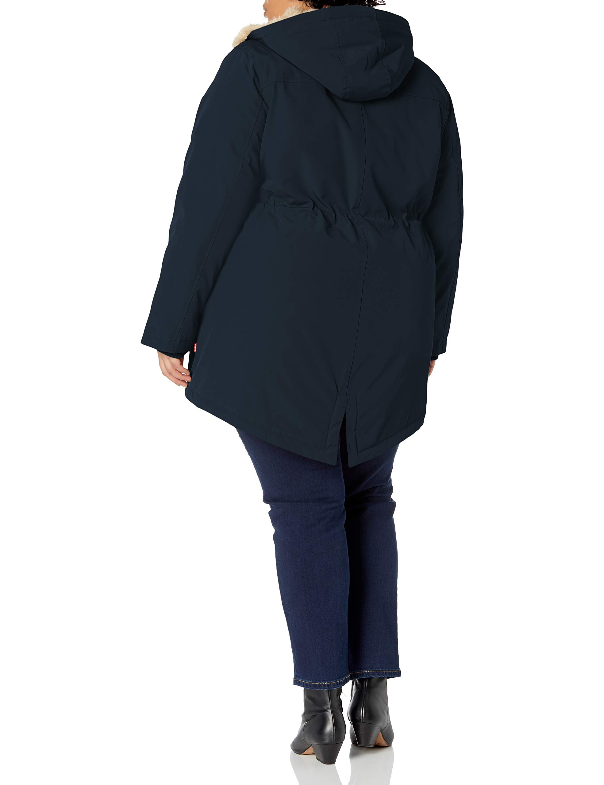 Levi%27s+292591+Women%27s+Faux+Lined+Hooded+Parka+Jacket+black%2FTan ...