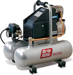 Grip-Rite GR2500 15 Amp 3 Horsepower 4-1/4 Gallon Oiled Twin Pontoon ...