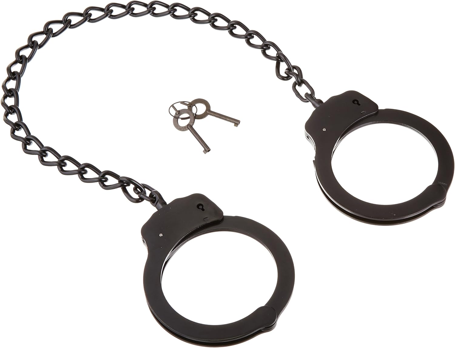 Amazon.com : REAL LEGCUFFS DOUBLE LOCK NICKEL PLATED STEEL LC-222BK ...