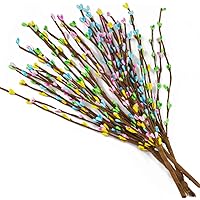 Amazon.com: Pack of 5 Artificial Pastel Pip Berry Sprays Springtime Pip ...