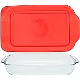 Amazon.com: Pyrex Basics Clear Glass Baking Dishes - 2 Piece Value-Plus ...